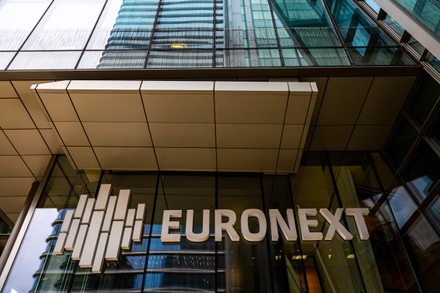 18 Euronext stock exchange headquarters in the Paris financial district ...