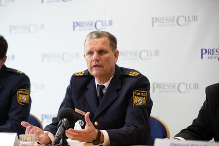 Munich Police President Thomas Hampel Presser Editorial Stock Photo ...