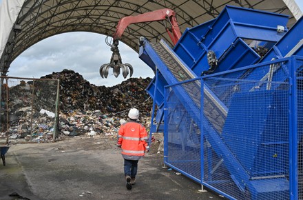 Parisian Waste Wrapping On Site Veolia Editorial Stock Photo - Stock ...