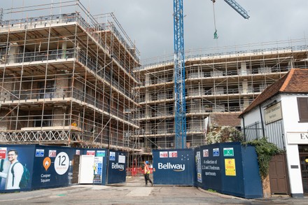 Bellway Homes Copper Square Under Construction Editorial Stock Photo ...