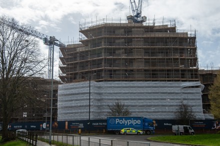 Bellway Homes Copper Square Under Construction Editorial Stock Photo ...