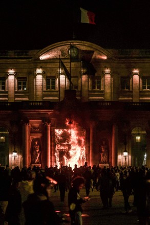 Entrance Door City Hall Bordeaux Burned Editorial Stock Photo - Stock Image | Shutterstock