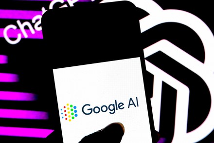 This Photo Illustration Google Ai Logo Editorial Stock Photo - Stock ...