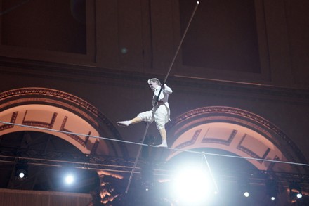 __COUNT__ High Wire Artist Philippe Petit Performs - Washington, United ...