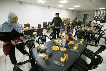 Muslim Women Prepare Iftar Meal Breaking Editorial Stock Photo - Stock ...