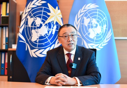 Zhang Wenjian Assistant Secretarygeneral World Meteorological Editorial Stock Photo - Stock ...