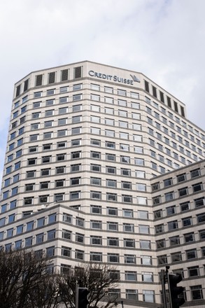 Credit Suisse Uk Headquarters Office Building Editorial Stock Photo ...