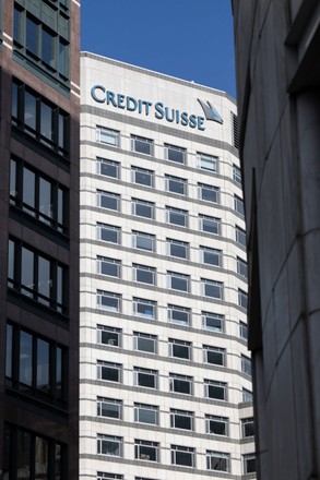Credit Suisse Uk Headquarters Office Building Editorial Stock Photo ...