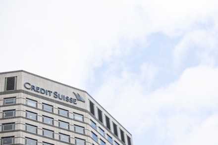 Credit Suisse Uk Headquarters Office Building Editorial Stock Photo ...
