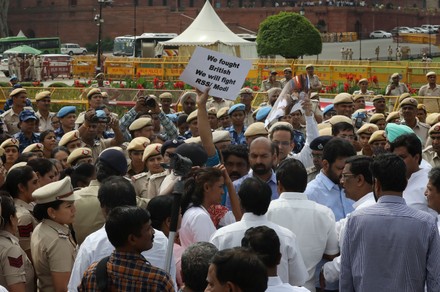Indian Opposition Parties Members Parliament Led Editorial Stock Photo ...