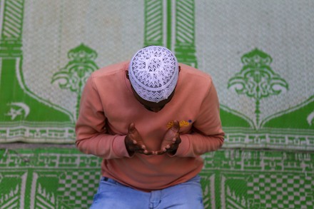 Nepali Islam Follower Attends Mass Namaz Editorial Stock Photo - Stock ...
