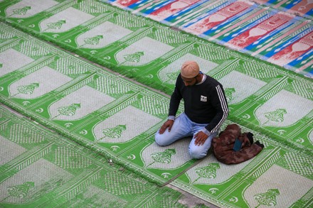 Nepali Islam Follower Attends Mass Namaz Editorial Stock Photo - Stock ...
