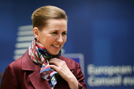 Prime Minister Denmark Mette Frederiksen Arrives Editorial Stock Photo ...