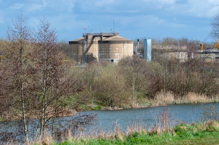 Work Appears Be Starting Slough Sewage Editorial Stock Photo - Stock ...
