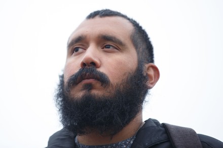 Felix Rubio Listens His Wife Kimberly Editorial Stock Photo - Stock ...