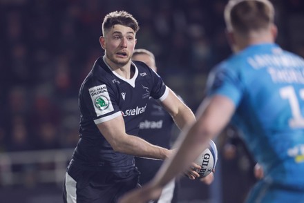 Ben Stevenson Newcastle Falcons Attacks During Editorial Stock Photo ...