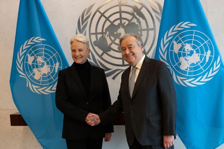 Cindy Mccain Incoming Executive Director World Editorial Stock Photo ...