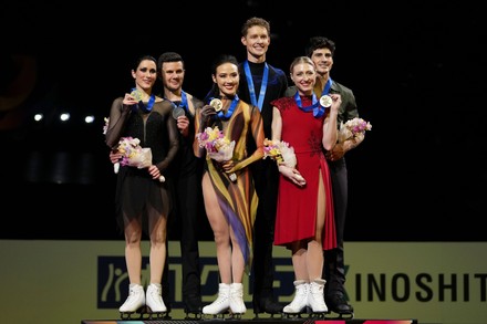 Madison Chock Evan Bates Usa Gold Editorial Stock Photo - Stock Image ...