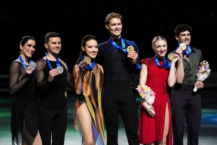 Madison Chock Evan Bates Usa Gold Editorial Stock Photo - Stock Image ...