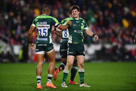 Ben Loader London Irish Celebrates Benhard Editorial Stock Photo ...