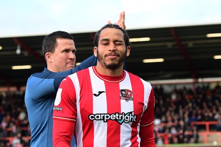 Jay Stansfield Exeter City Sam Nombe Editorial Stock Photo - Stock ...