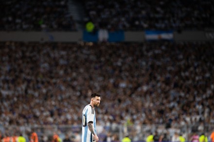 Lionel Messi Stands During Match Against Editorial Stock Photo - Stock ...