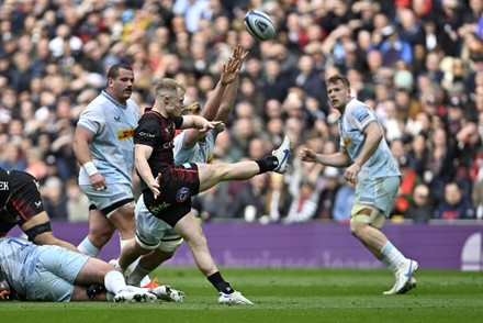 Luke Northmore Harlequins Tackled During Showdown Editorial Stock Photo ...