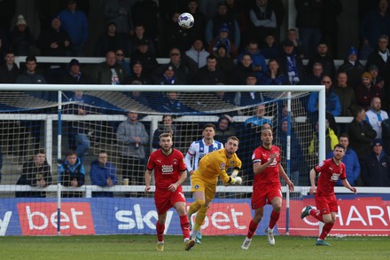 Hartlepool Uniteds Dan Kemp Connor Jennings Editorial Stock Photo ...