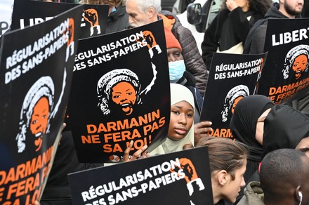 Demonstration Against Racism Immigration Law Project Editorial Stock ...