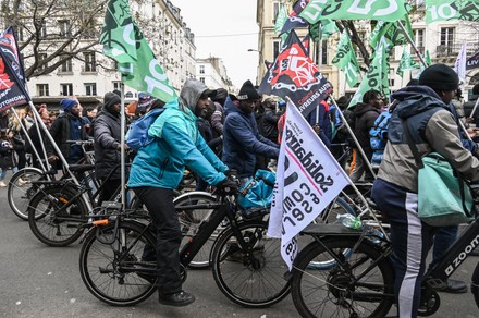 Demonstration Against Racism Immigration Law Project Editorial Stock ...