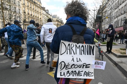 Demonstration Against Racism Immigration Law Project Editorial Stock ...
