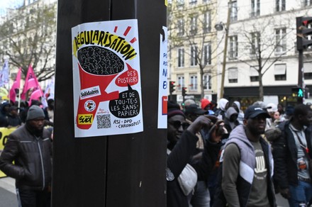 Demonstration Against Racism Immigration Law Project Editorial Stock ...