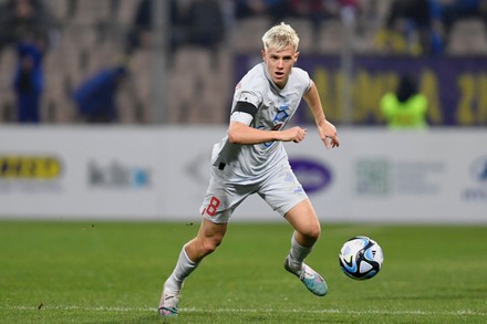 David Kristjan Olafsson Action During Uefa Editorial Stock Photo ...
