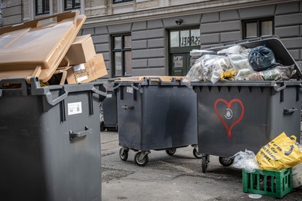 Garbage Piles Copenhagen Denmark 25 March Editorial Stock Photo - Stock ...