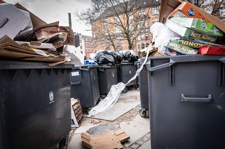 Garbage Piles Copenhagen Denmark 25 March Editorial Stock Photo - Stock ...