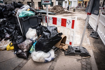 Garbage Piles Copenhagen Denmark 25 March Editorial Stock Photo - Stock ...