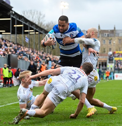 Cameron Redpath Bath Rugby Celebrates Scoring Editorial Stock Photo ...