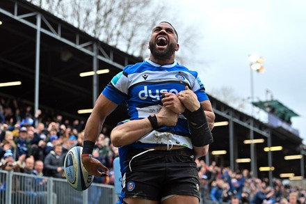 Ted Hill Bath Rugby Celebrates Turnover Editorial Stock Photo - Stock ...