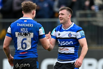 Ted Hill Matt Gallagher Bath Rugby Editorial Stock Photo - Stock Image ...