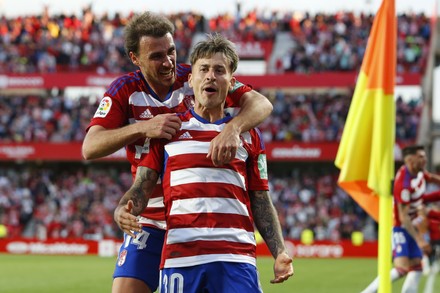 Ricard Sanchez Granada Cf Scores Victory Editorial Stock Photo - Stock ...