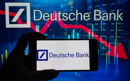 Deutsche Bank Logo Displayed On Mobile Editorial Stock Photo - Stock ...