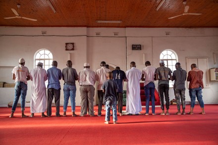 Zimbabwean Muslims Pray Before Breaking Their Editorial Stock Photo ...