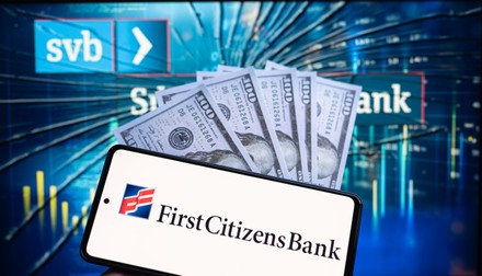 First Citizens Bank Logo Displayed On Editorial Stock Photo - Stock ...