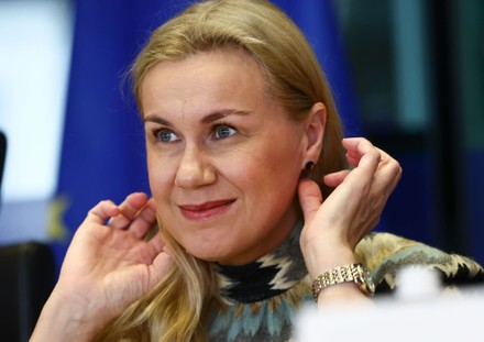 European Commissioner Energy Kadri Simson Attends Editorial Stock Photo ...
