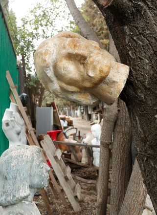 Old Mannequins Sculptures Stored On Grounds Editorial Stock Photo ...