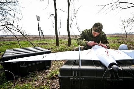 Operator Furia Unmanned Aerial Reconnaissance Complex Editorial Stock ...