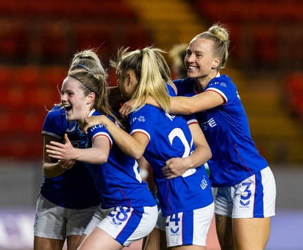 Rangers Womens Forward Brogan Hay Celebrates Editorial Stock Photo ...
