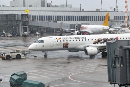German Airways Embraer Erj190 Passenger Aircraft Editorial Stock Photo ...