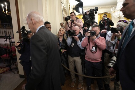 Us President Joe Biden Delivers Remarks Editorial Stock Photo - Stock ...