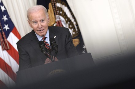 Us President Joe Biden Greets Guests Editorial Stock Photo - Stock ...